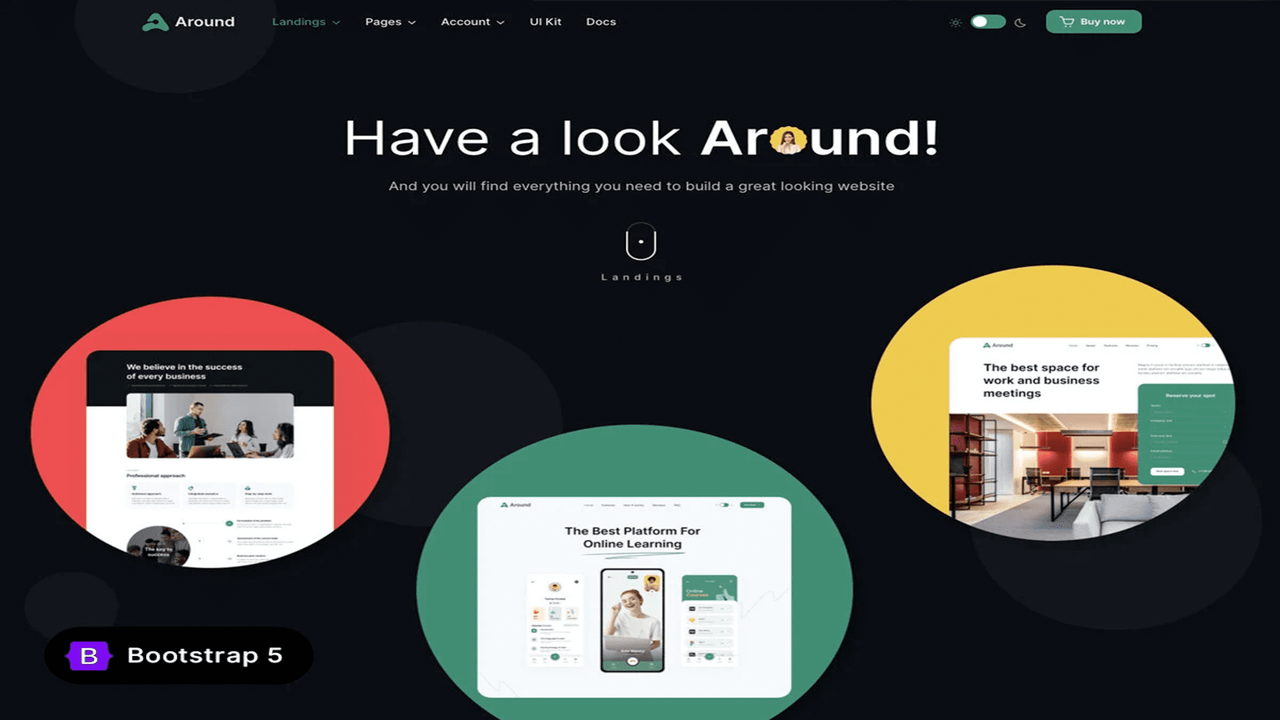 Around - Multipurpose Template HTML + UI Kit – Bliter GPL