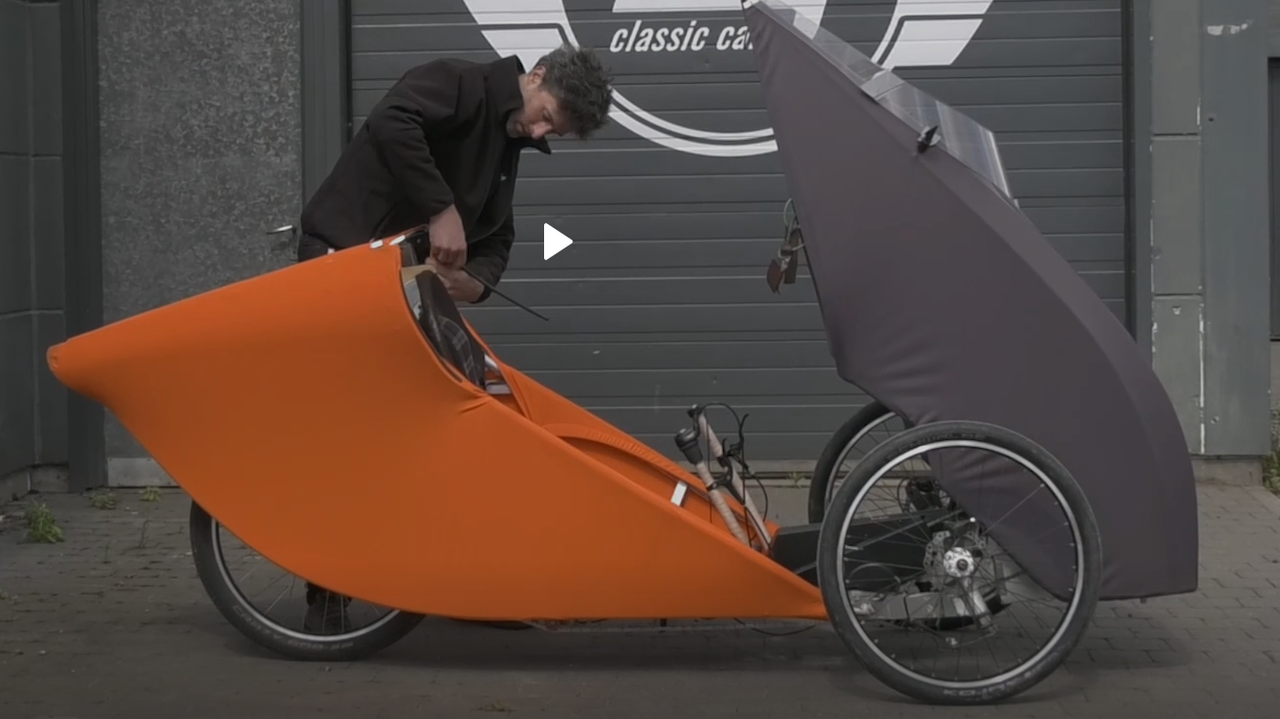 Excellent skin on frame velomobile shell for a tadpole trike | ChopZone DIY