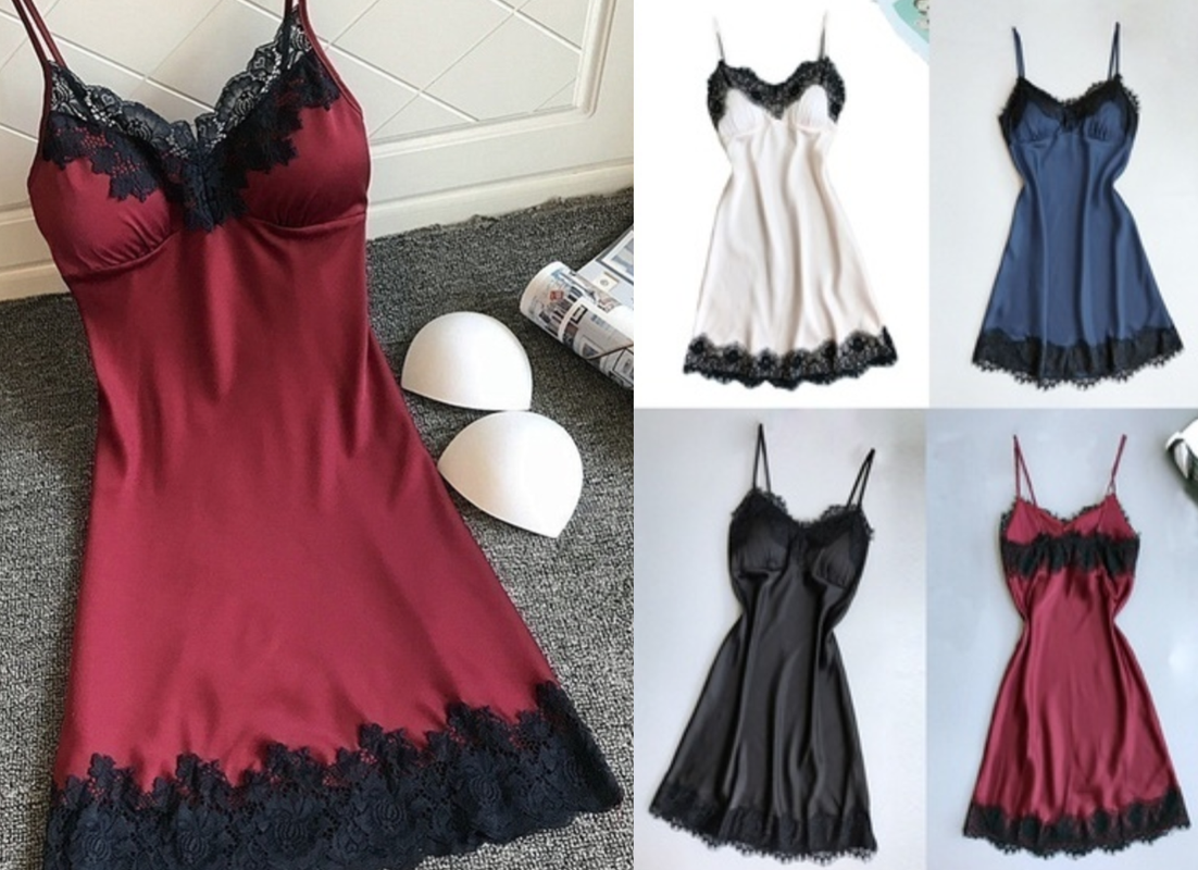 Sexy-Lingerie-Underwear-Sleepwear-Women-G-string-Robe-Lace-Babydoll ...