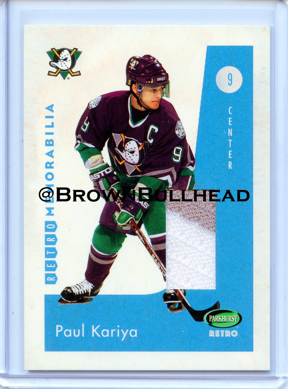 Memorabilia RM 27 Paul Kariya Mighty Ducks of Anaheim COPY 1 A — Postimages