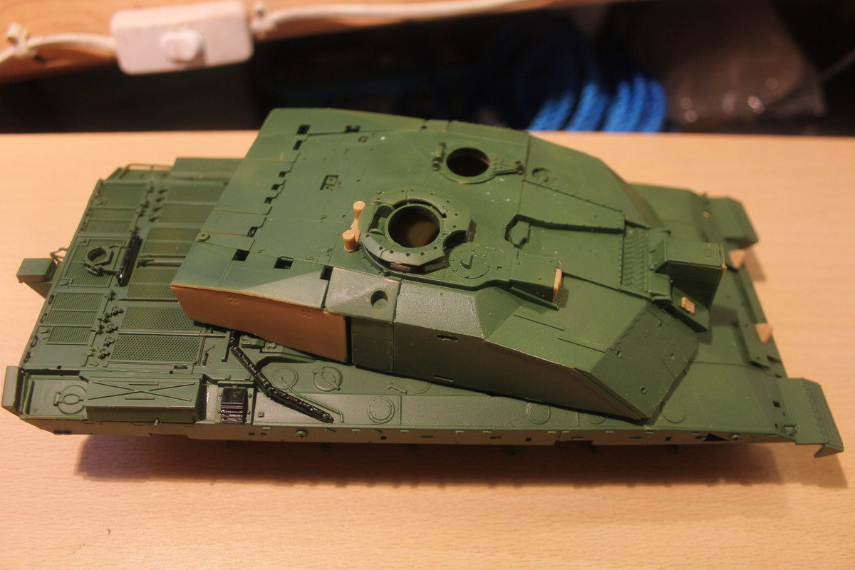 Trumpeter Challenger 2 Desert - Work in Progress - Armour ...
