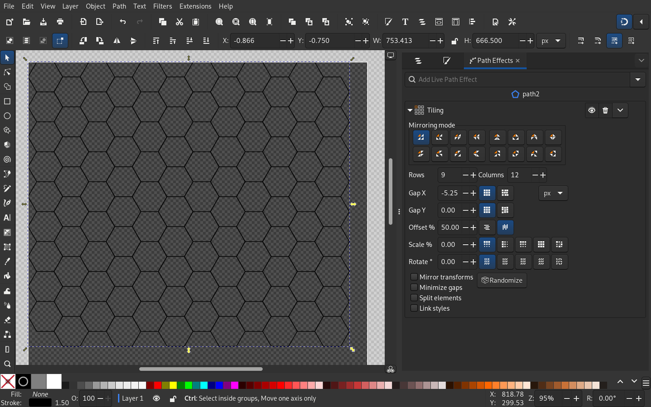 Hexagonal maps with Inkscape and Krita | Vladar's Blog