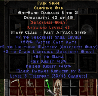 Nice Lvl 48 Rare Light Sorc Orb Ft - Topic - d2jsp