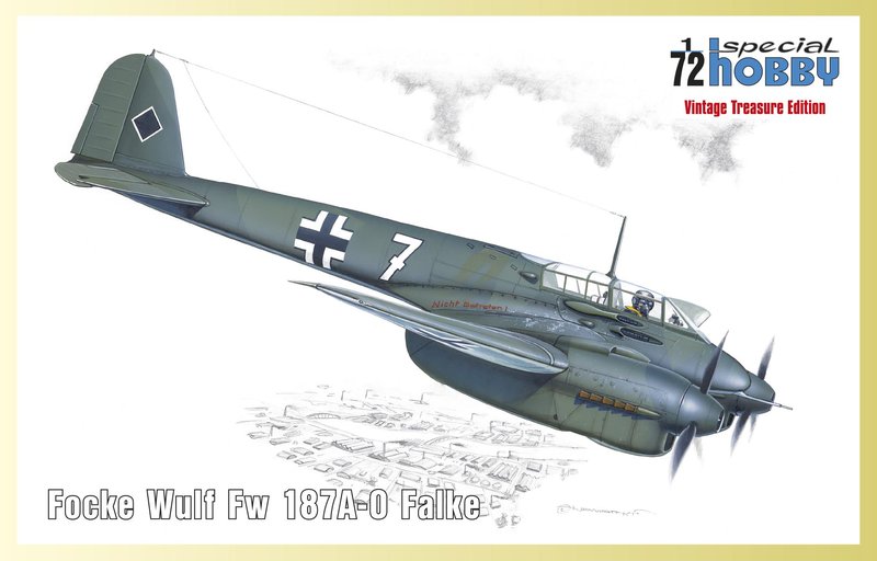 1/72 - Focke-Wulf Fw.187A-0 Falke by Special Hobby - re-released - The ...