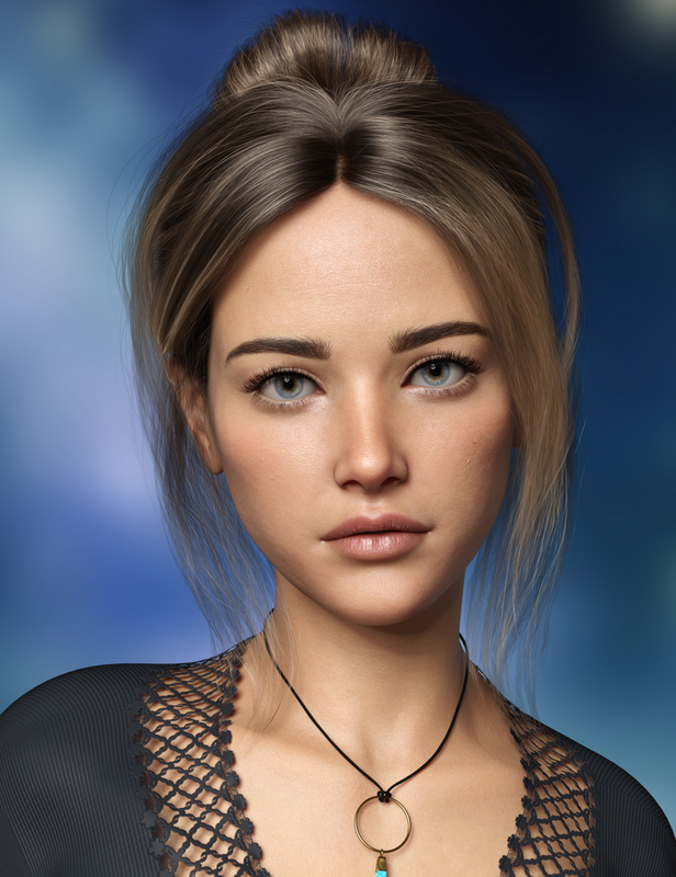 P3D Mylah HD For Genesis 9 2025 - Free Daz 3D Models