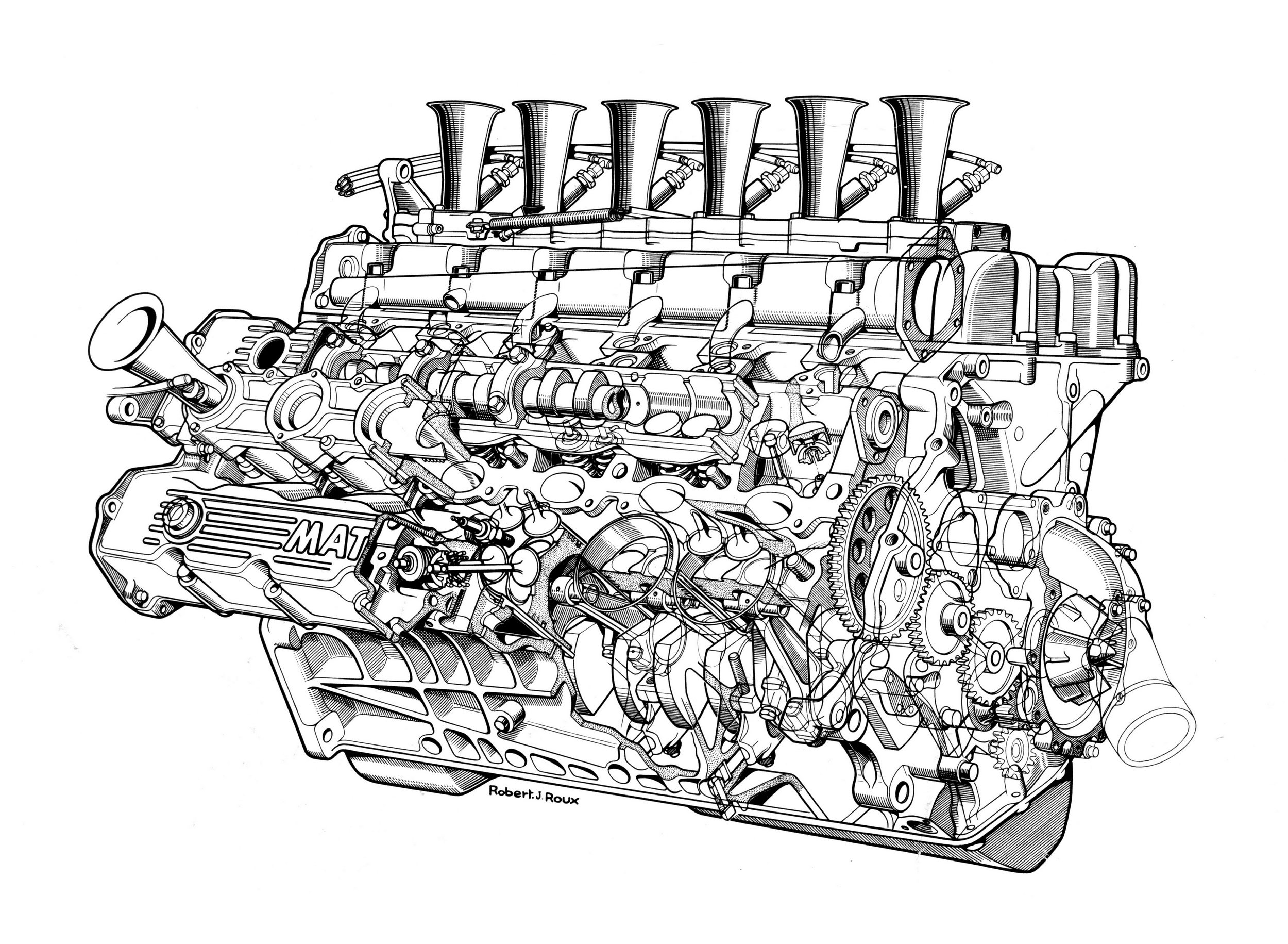 Matra MS9 engine by Robert Roux — Postimages