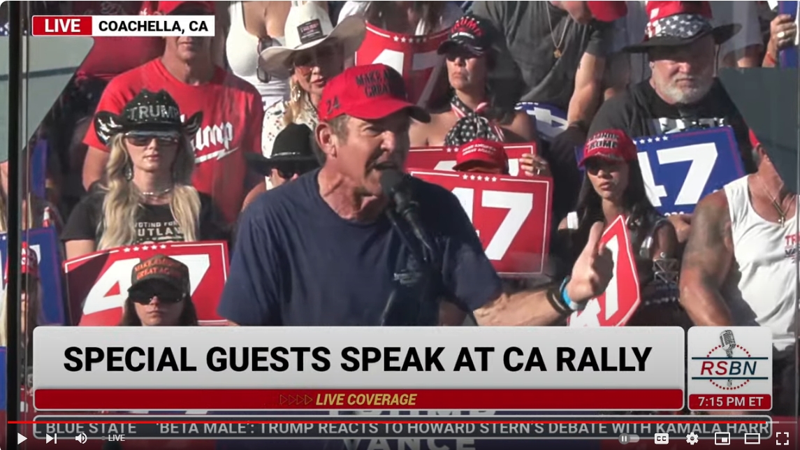 LIVE: President Trump Holds a Rally in Coachella, CA – 10/12/24 5PM PDT