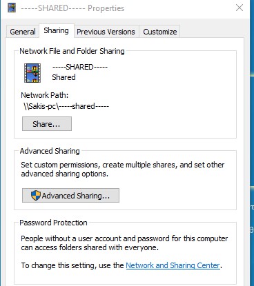 Android app (VLC) can't access Shared Folder - Windows 10 Forums