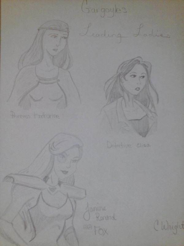 Gargoyles Character Sketches - CarrieMaxwell - Gargoyles (Cartoon ...