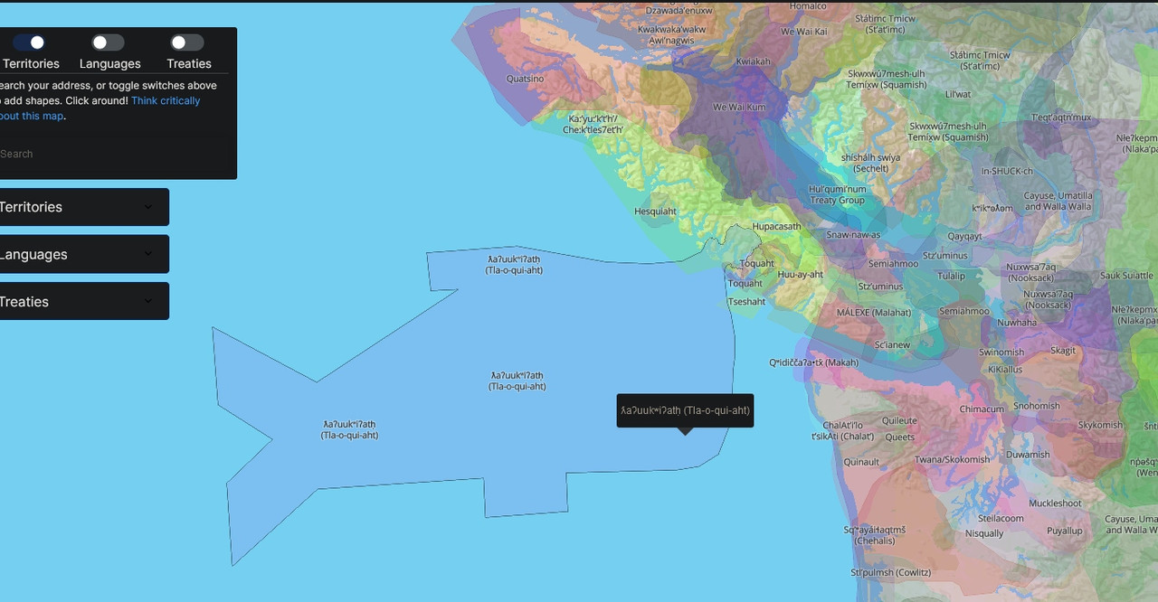 Historic Indigenous tribe map of southwest United States and Mexico ...