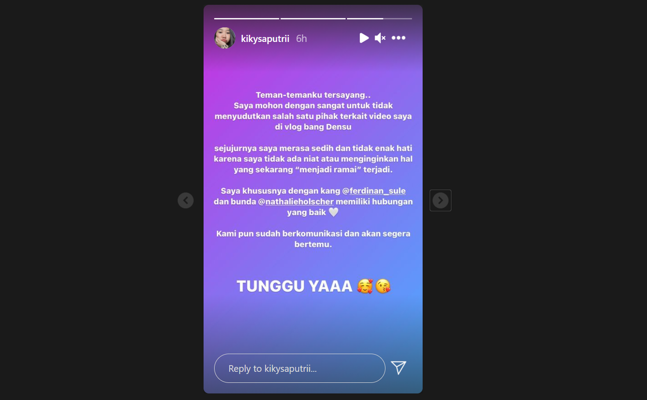 Diduga Ceritakan Masalah Sule soal Roasting Artis 'Nggak Asik', Kiky Saputri Unggah Klarifikasi ...