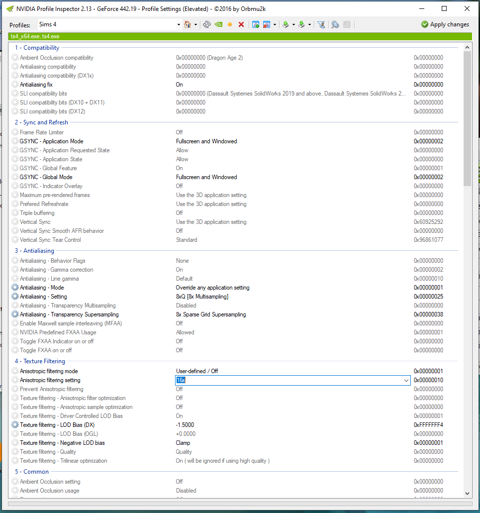 nvidia Inspector Settings — Postimages