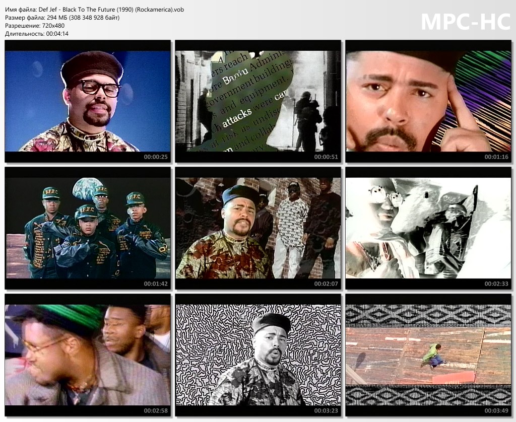 Def Jef Black To The Future (1990) ( Rockamerica) vob thumbs — Postimages