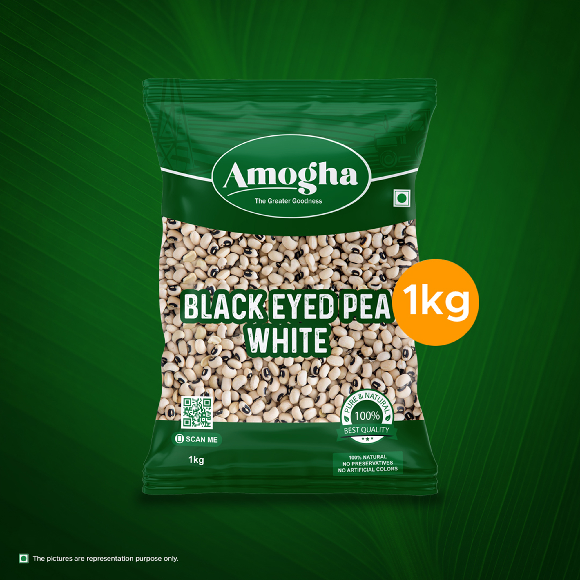 black eyed pea white 1kg front — Postimages