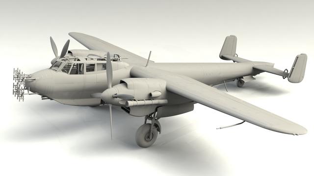 1/48 - Dornier Do.217N-1/J-1/J-2 by ICM - released - Do.217K & M in ...