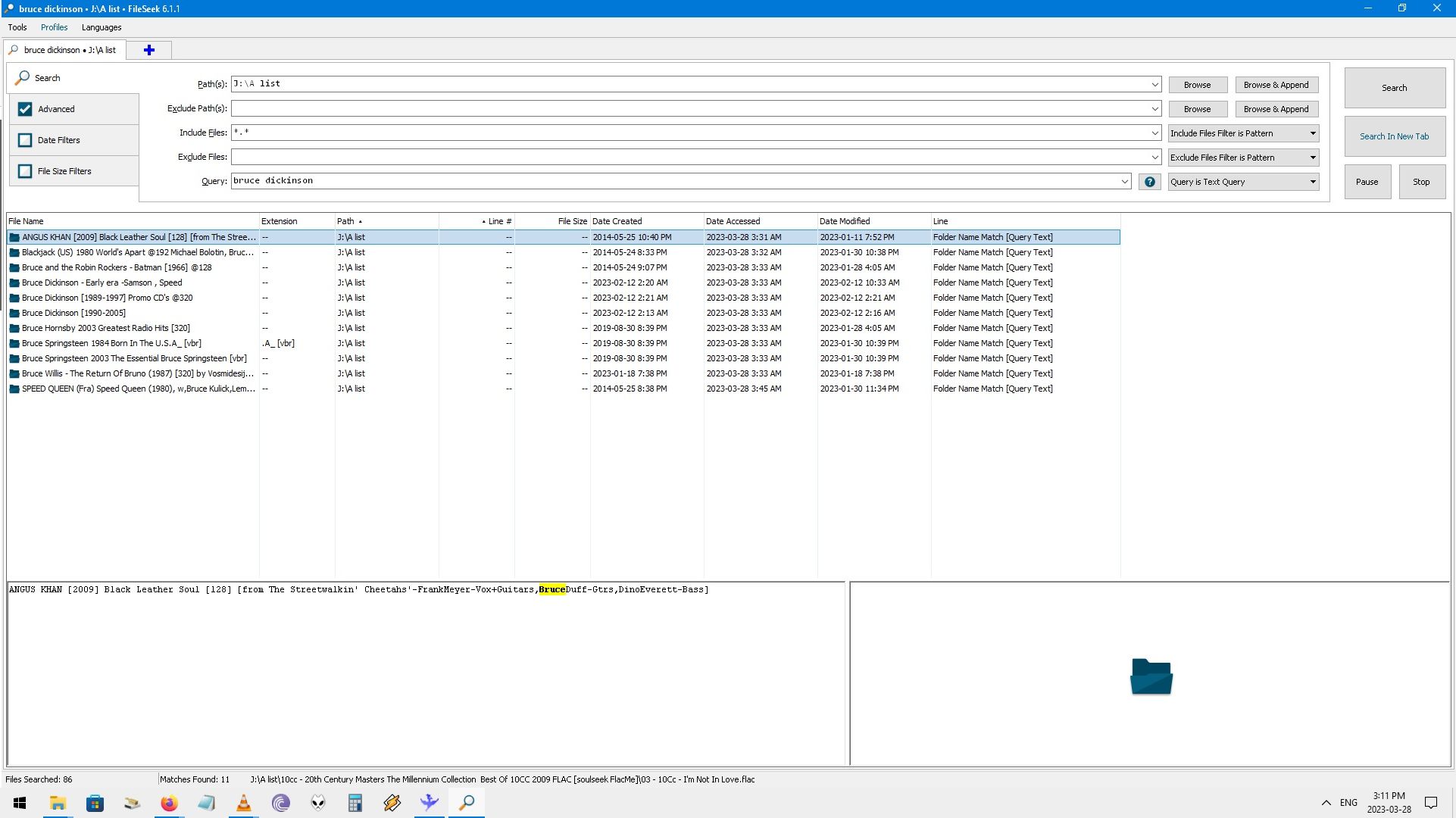 Easy way to find files FAST on your harddrives with this program ...