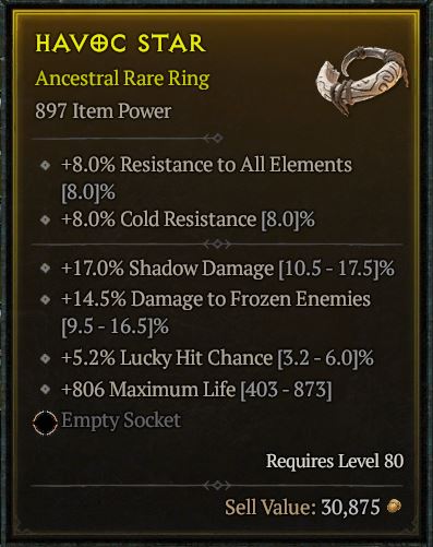 Necro Shadow Ring - Topic - d2jsp