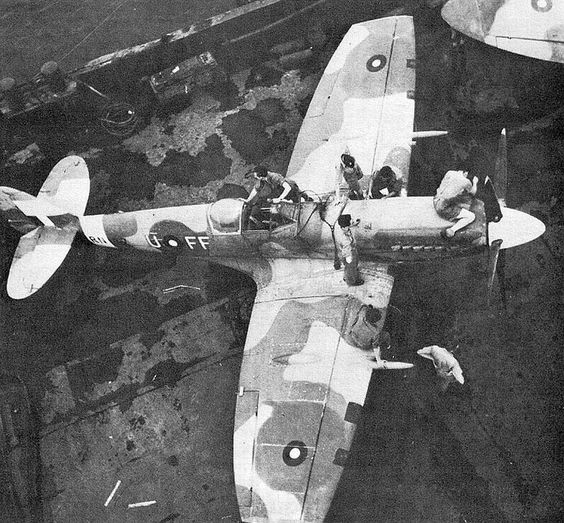 AZmodel 'Ginger Lacey' Spitfire XIVe gun port patches - Aircraft WWII ...