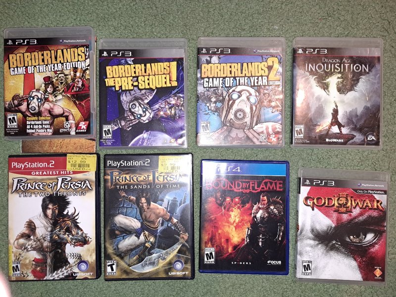 FT/FS: Games & accessories (PC, PSP, PS2, PS3, PS4)