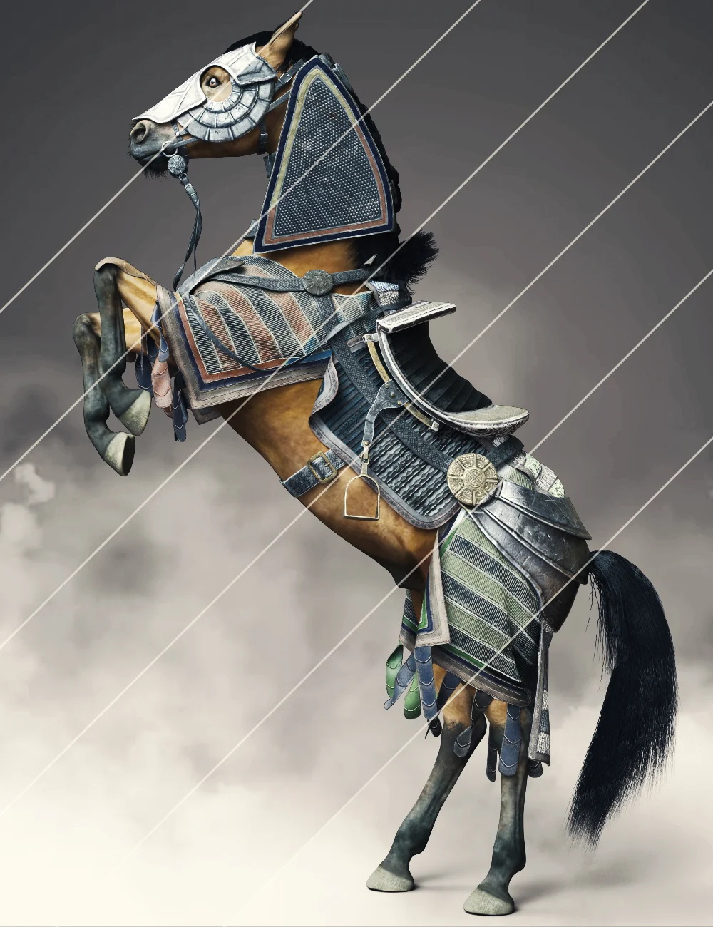 (On The Blog) The Black House Tower + DF Mongolian Style Horse ArmorTex ...