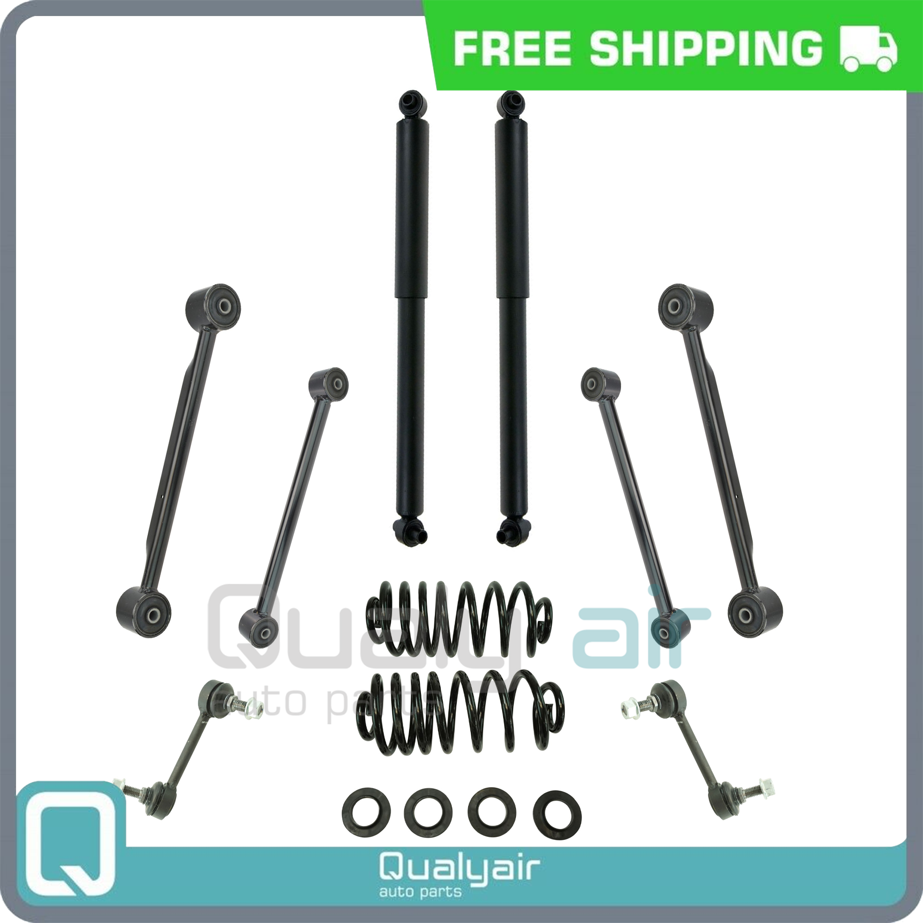 New Suspension Kit for Chevrolet Trailblazer 02-09 Rear End 14pcs | eBay