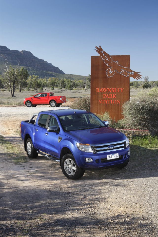 PX RANGER DUAL CAB PICKUPS IN TRUE RED & AUROA BLUE — Postimages