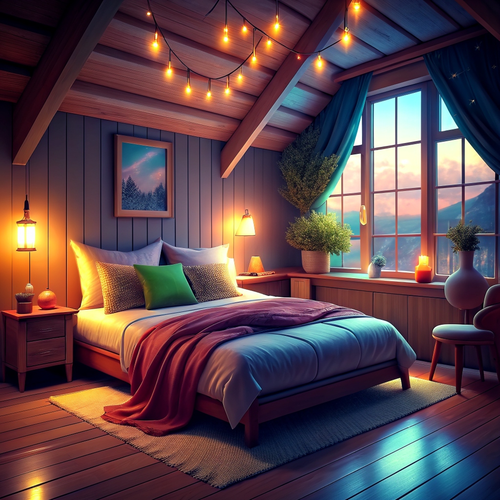cozy sleeping room — Postimages