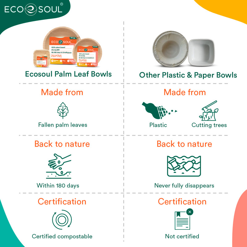 Comparison Palm leaf bowl — Postimages