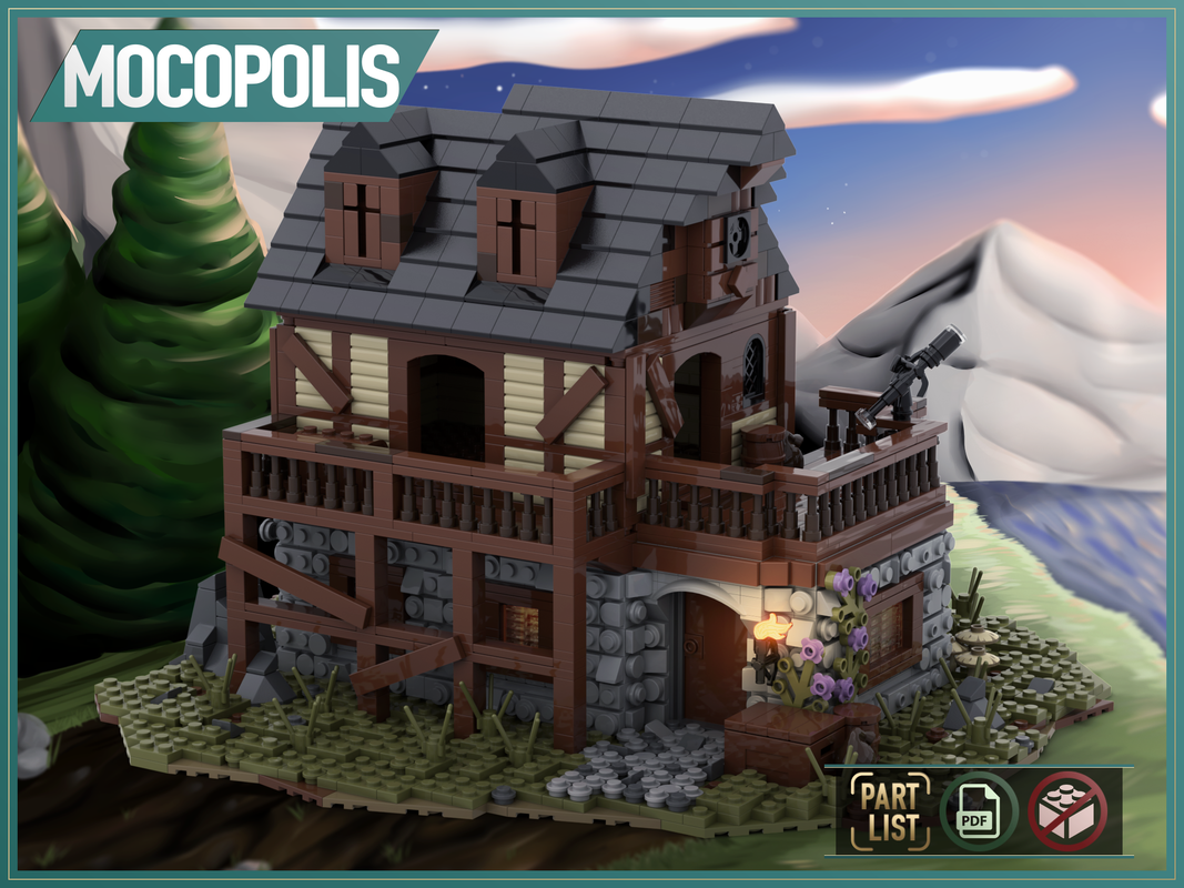 LEGO MOC LEGO MOC Modern Custom House #1 (High Tech) | PDF instructions ...