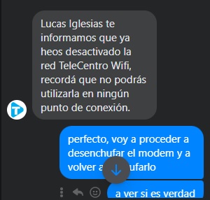 Telecentro usa tu router para "Telecentro Wifi" y ahora ya ni se puede ...
