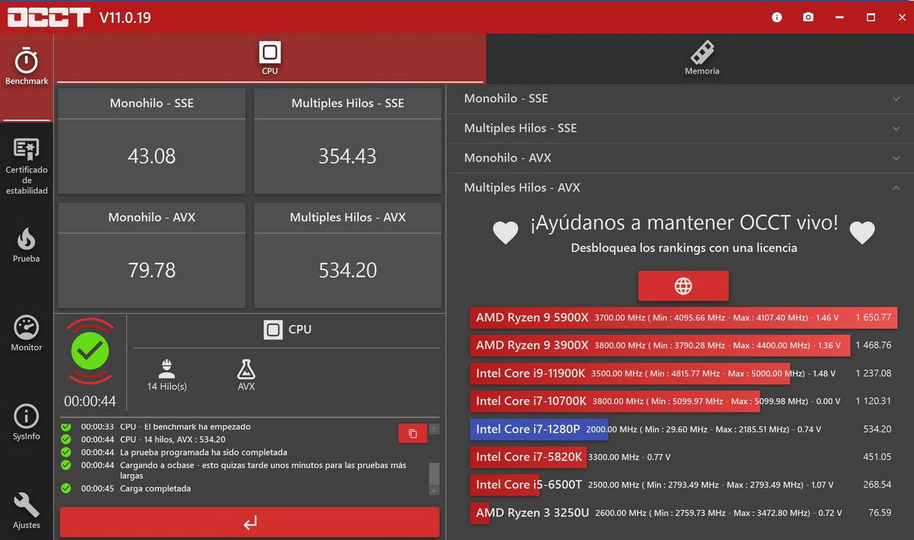 OCCT CPU — Postimages