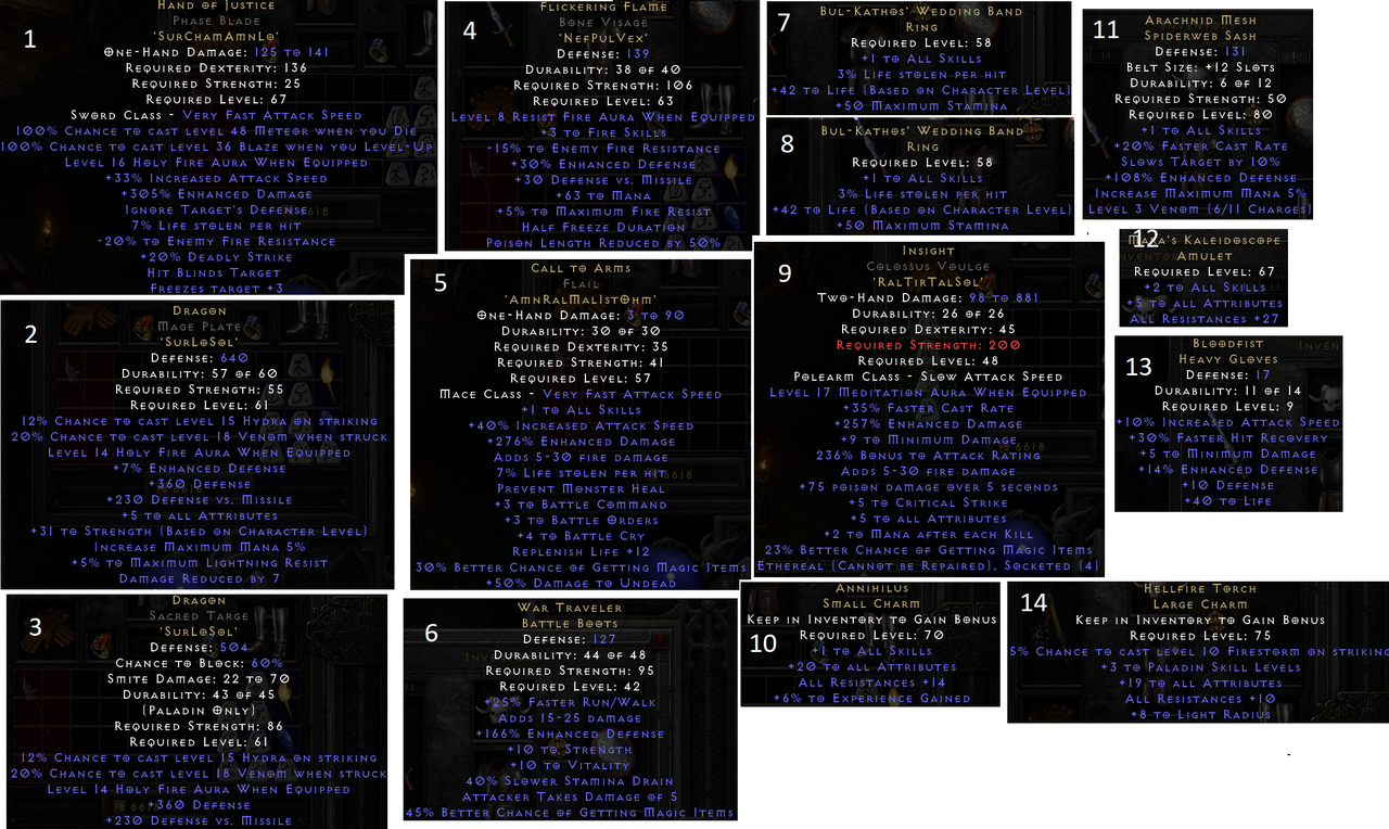 Complete Holy Fire Dragondin For Sale - Topic - d2jsp