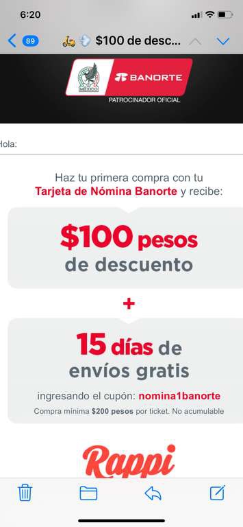 Banorte $100 de descuento 15 días de envío gratis al realizar tu ...