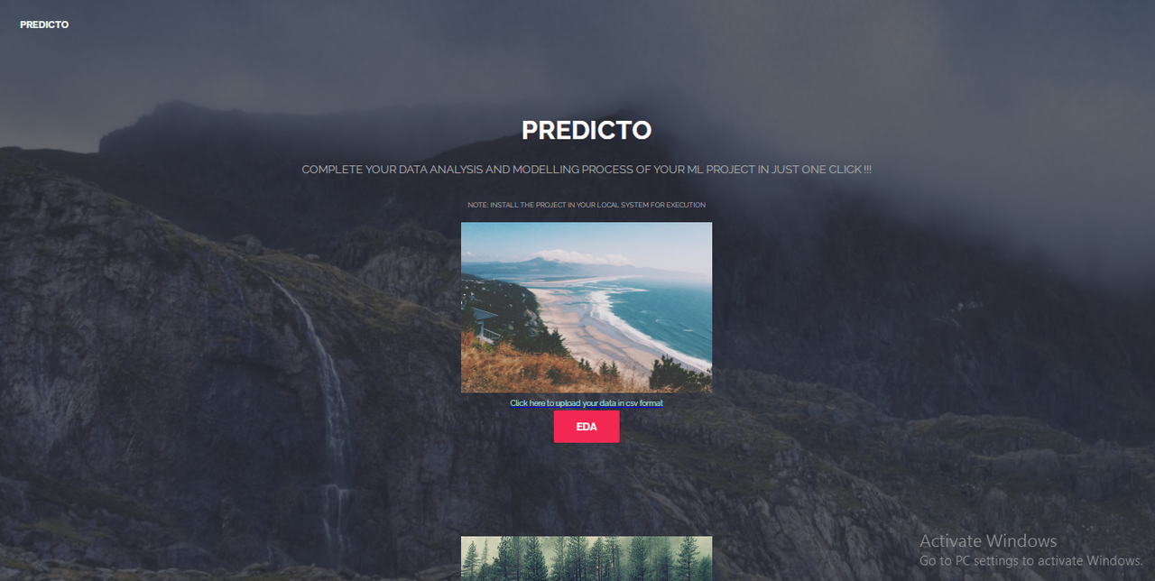 GitHub - Sanjay-Nandakumar/Predicto: Predicto is a machine learning ...