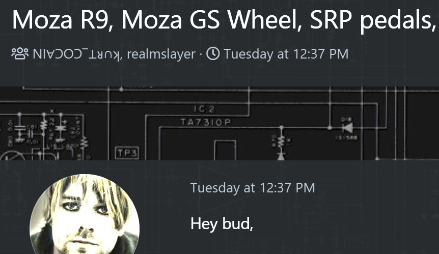 [For Sale] - Moza R9, Moza GS Wheel, SRP pedals, Sim rig with seat ...