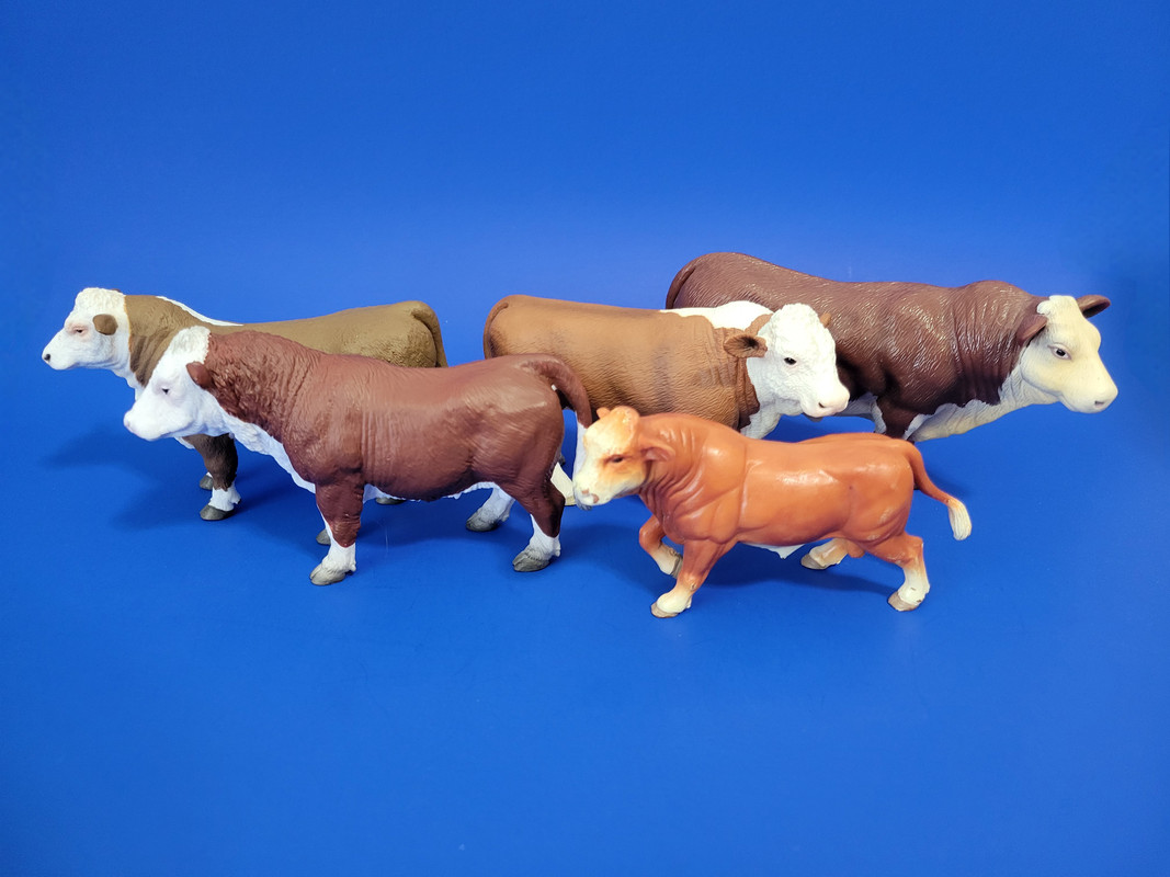 New 2024 Mojo Fun Hereford bull and calf