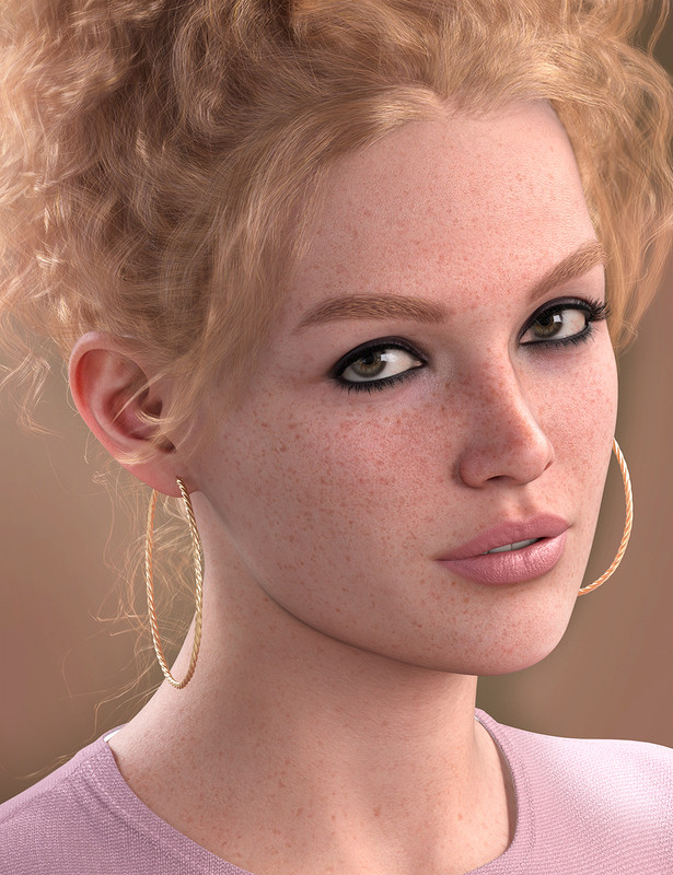 V Earring Collection For Genesis 9 And 8 2025 - Free Daz 3D Models