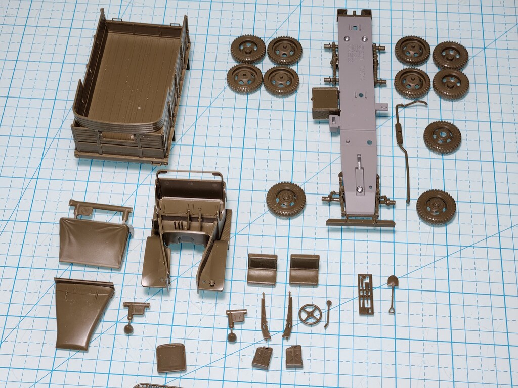 Tamiya 1/48 U.S. 2-1/2 Ton 6x6 Cargo Truck, a.k.a., CCKW -- Finished ...