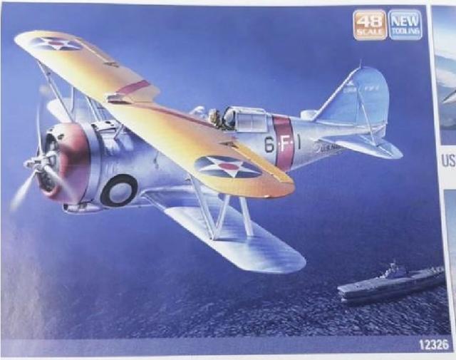 1/48 - Grumman F3F-2 "Flying Barrel" (plastic Accurate Miniatures) by ...
