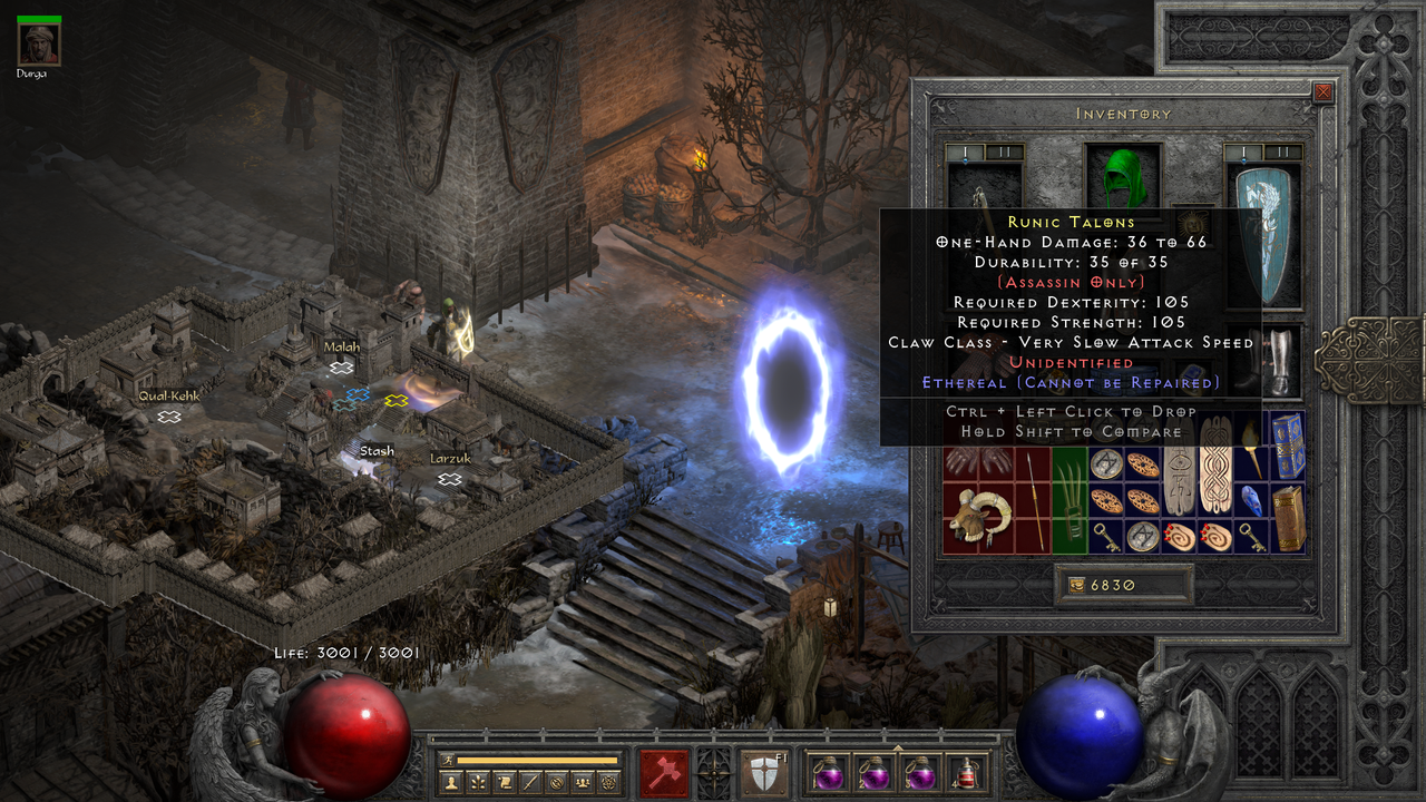 Unid Eth Runic Claws =-- - Topic - d2jsp