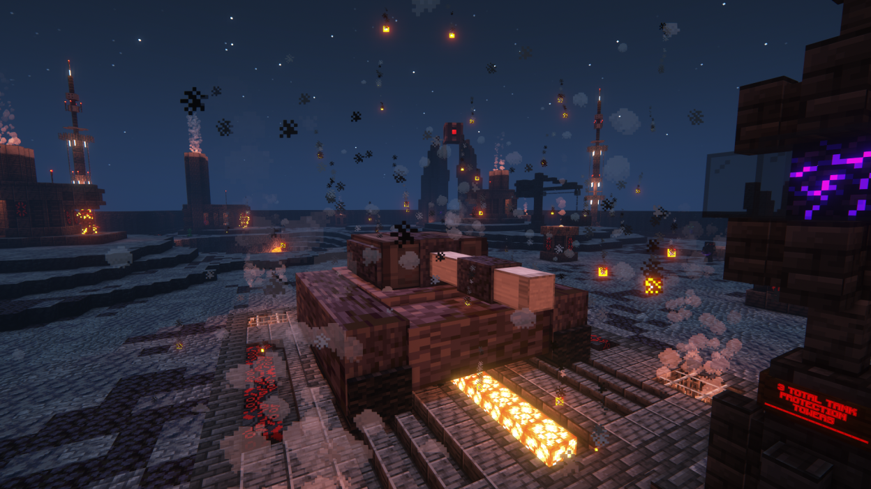 ️⚔ Glacion ⚔ ️| Custom Survival / Adventure World (1.21.1) | - - - | Ft: Tanks, Mechs, and War ...