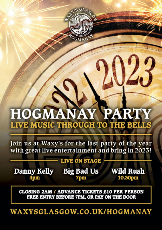 New Year's Eve events in Glasgow 2022 / 2023 | Skiddle