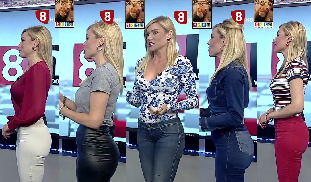 osofamosas - Bea Casado "La becaria" perfil culero con vaqueros varios ...