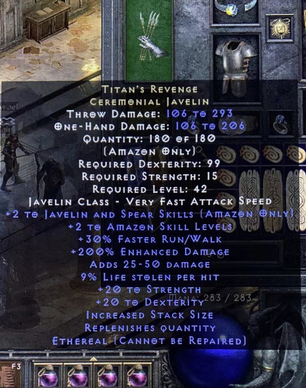 Perfect Eth Titan - Rare - Topic - d2jsp