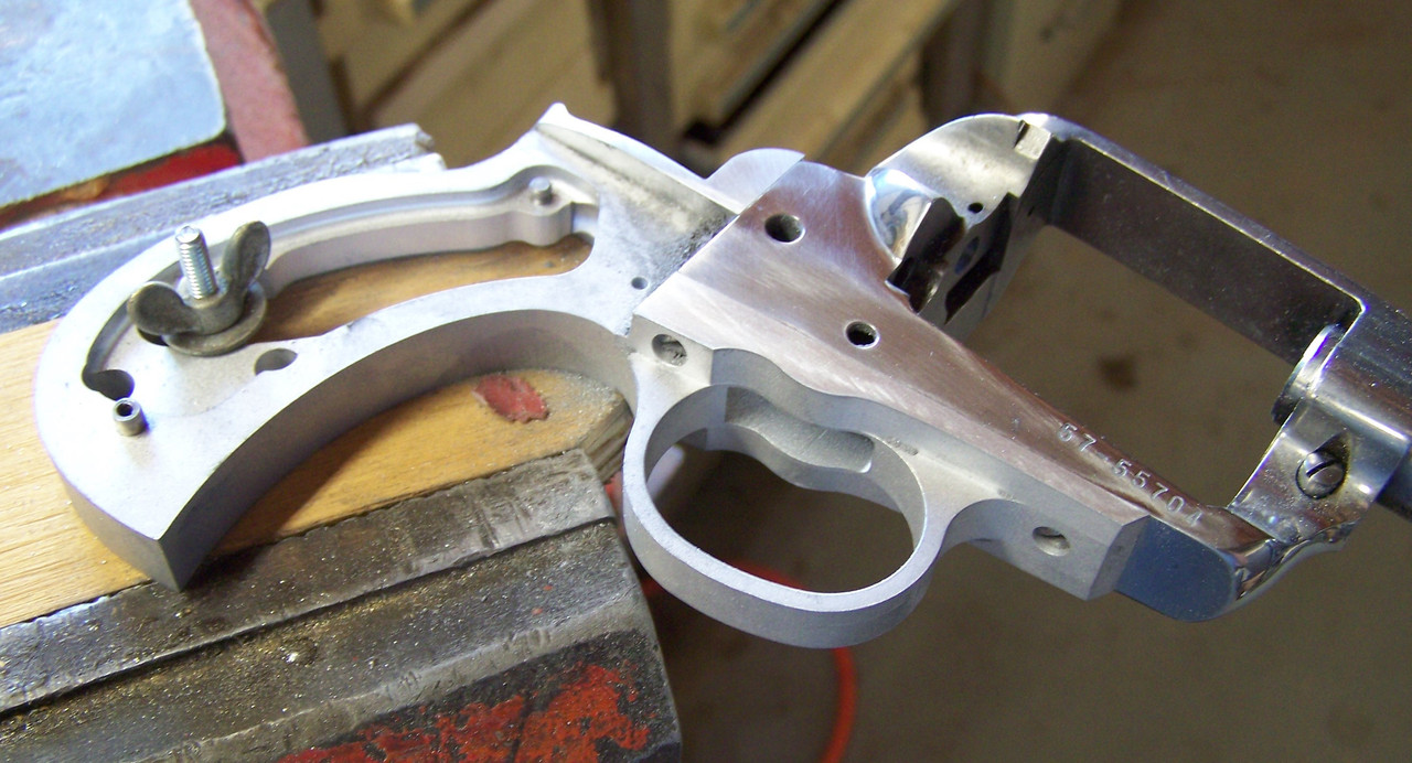 Brass grip frames by Ronnie Wells | Single-Actions