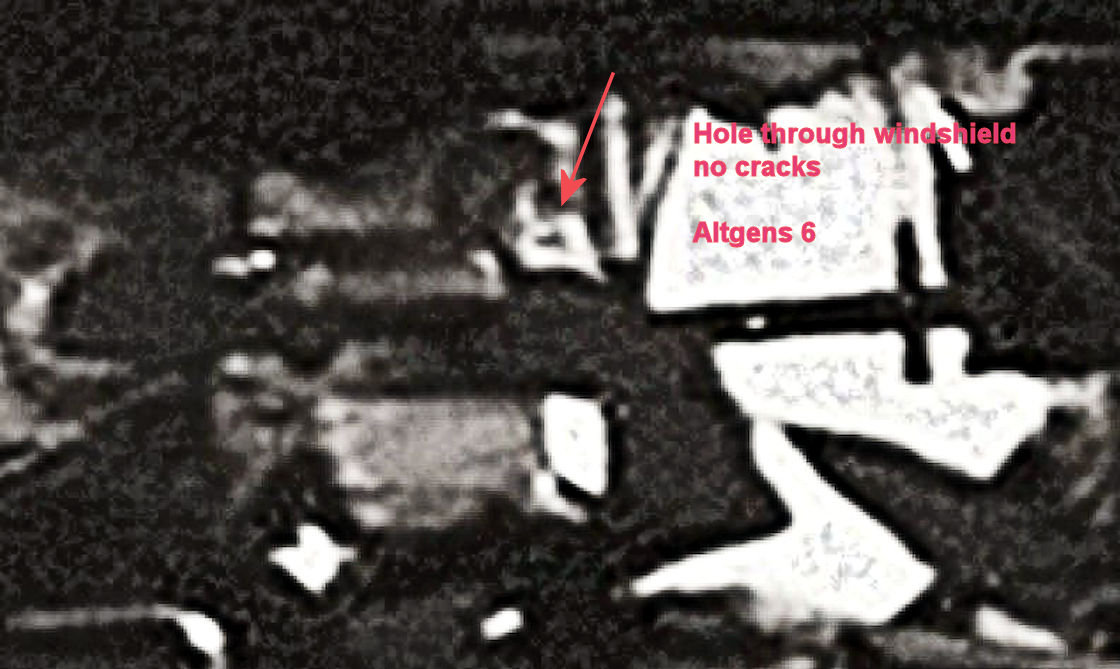 JFK's Limo Windshield from National Archives---No Holes Barred - Page 6 ...