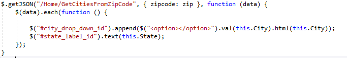 Jquery Updating Razor Labelfor From Javascript Stack Overflow