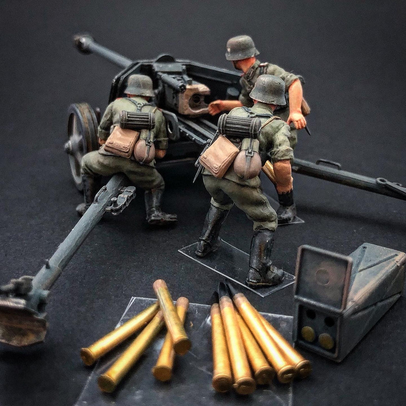 Tamiya 1/35 Pak40 with crew. - Ready for Inspection - Armour ...