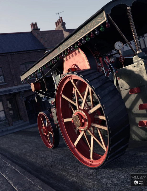 Traction Engine 2025 - Free Daz 3D Models