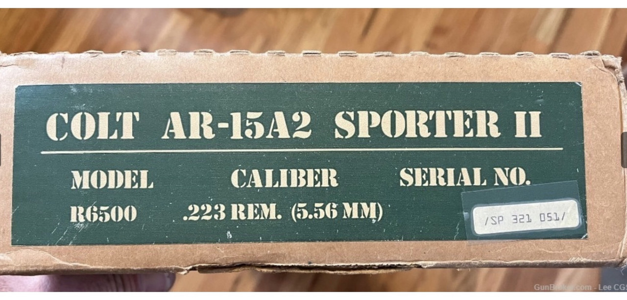 Colt Sporter II Changes Over Their Serial Number Range > A2 Builds ...